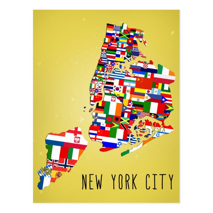 New York City Neighborhood Flags Postcards | Zazzle.com