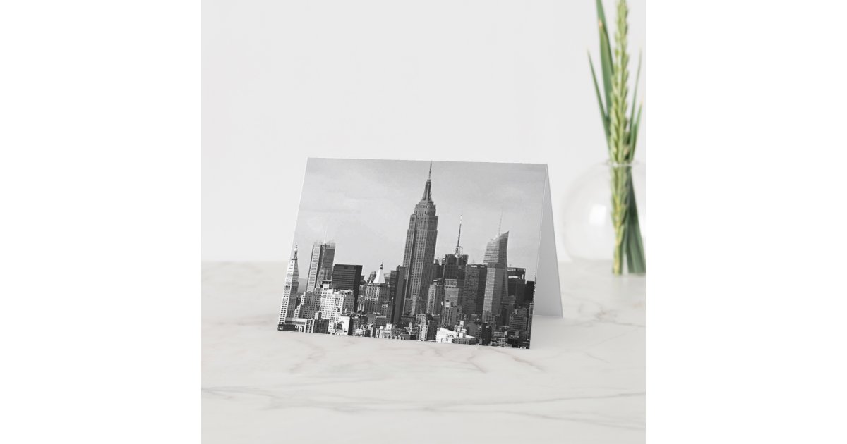 New York City Panorama Card | Zazzle