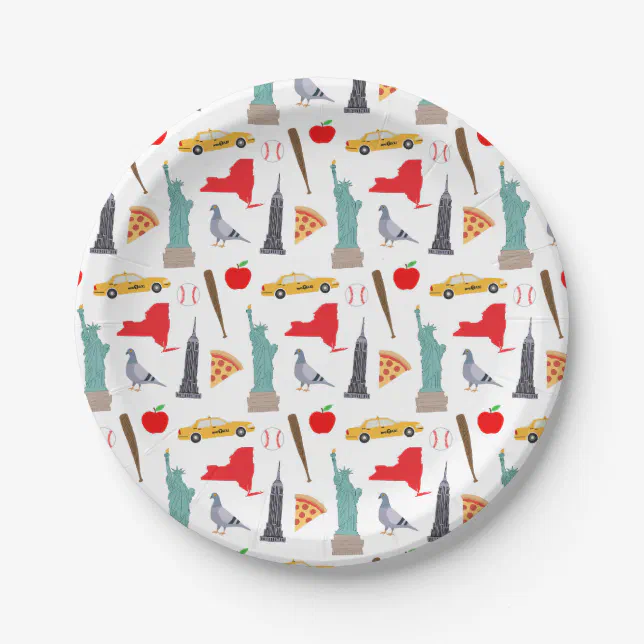 New York City Paper Plates | Zazzle