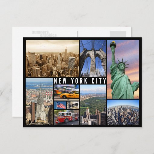 new york city postcard | Zazzle