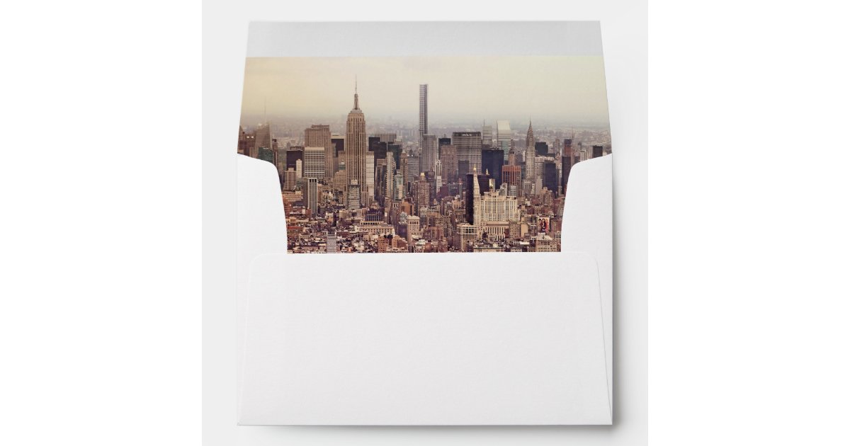 New York City Skyline Envelope | Zazzle