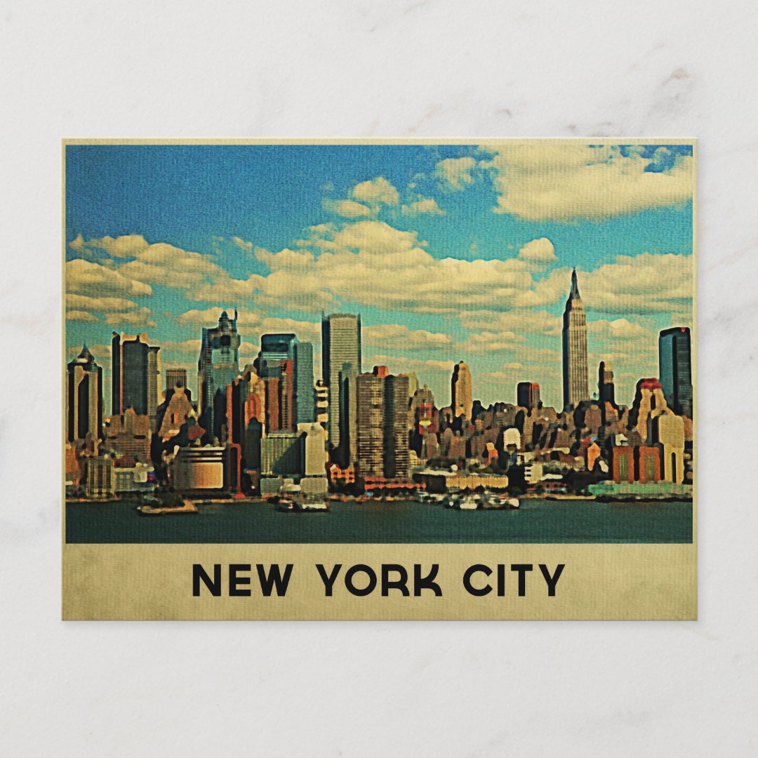 New York City Skyline Postcard | Zazzle