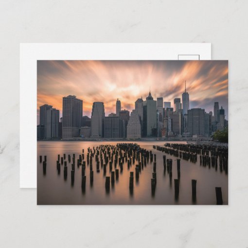 NEW YORK CITY SKYLINE POSTCARD | Zazzle