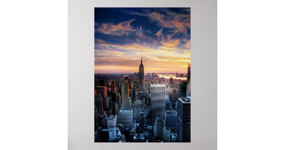 New York City Skyline Poster | Zazzle