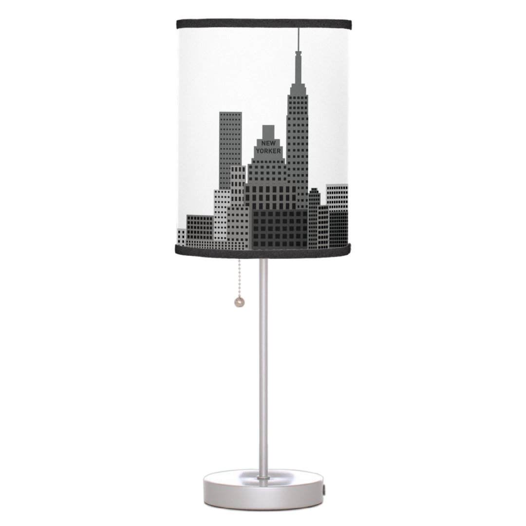 New York City Skyline Table Lamp | Zazzle