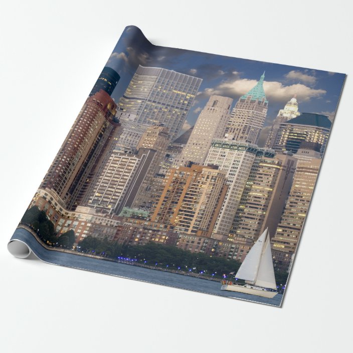 New York city skyline Wrapping Paper | Zazzle.com