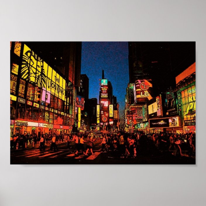 New York City (Times Square) Poster | Zazzle.com