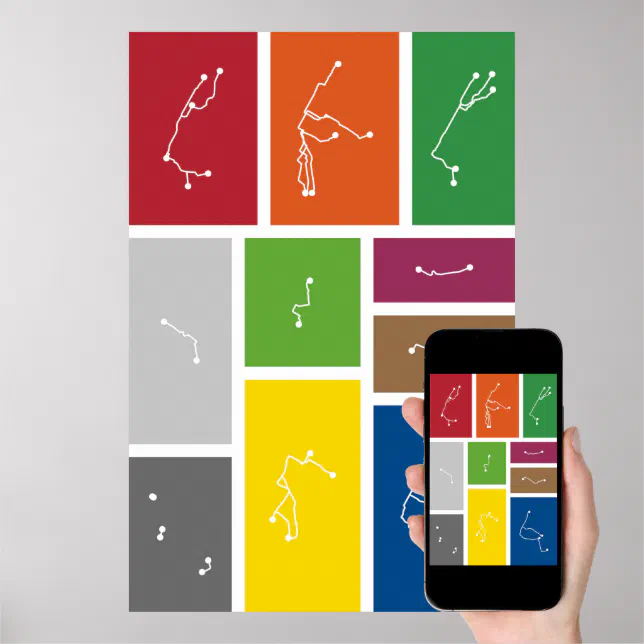 New York City - Transit Palettes Poster | Zazzle