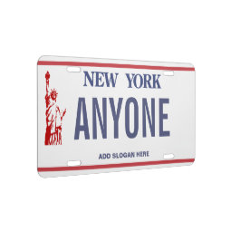New York Custom License Plate | Zazzle