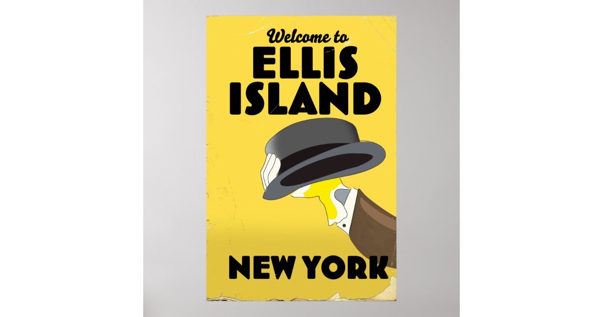 New York Ellis Island Poster | Zazzle