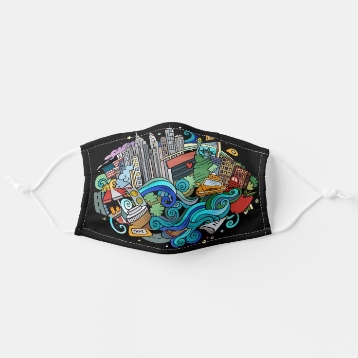 New York Face Mask | Zazzle