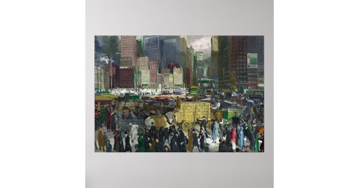 New York - George Bellows Fine Art Poster | Zazzle