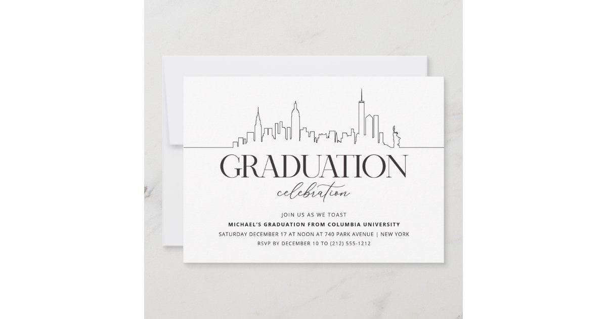 New York Graduation Invitation | Zazzle