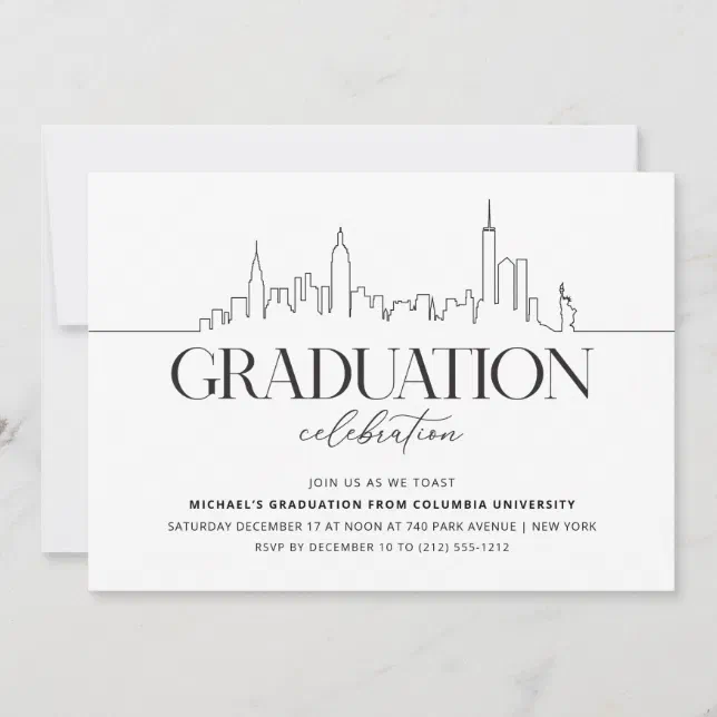 New York Graduation Invitation | Zazzle