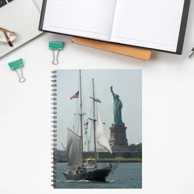 New York Harbor Statue of Liberty Notebook | Zazzle
