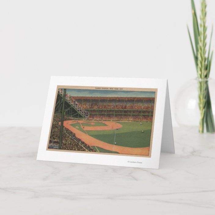 New York, NY - Yankee Stadium Card | Zazzle.com