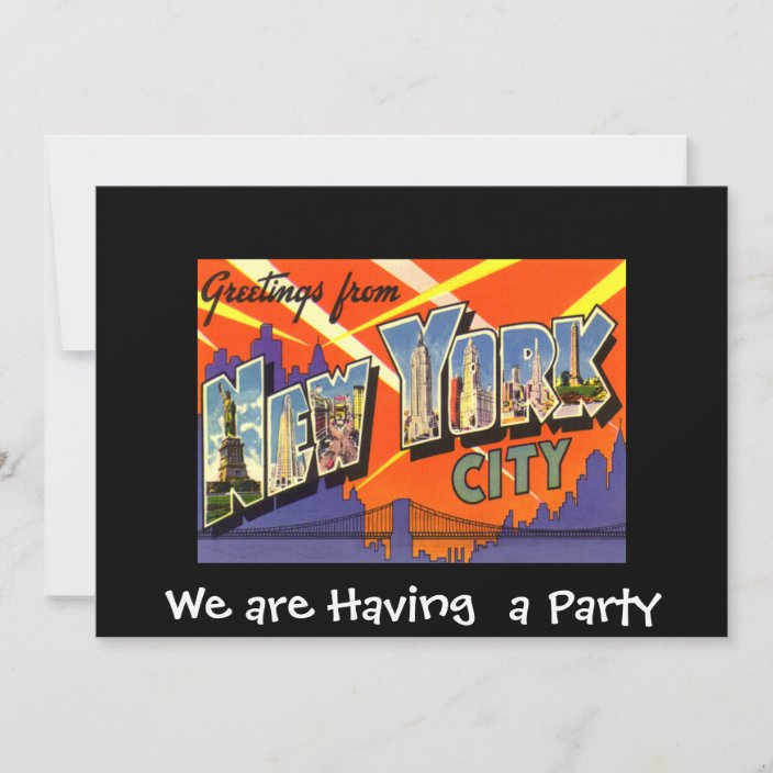 New York Private Party Invitation | Zazzle.com