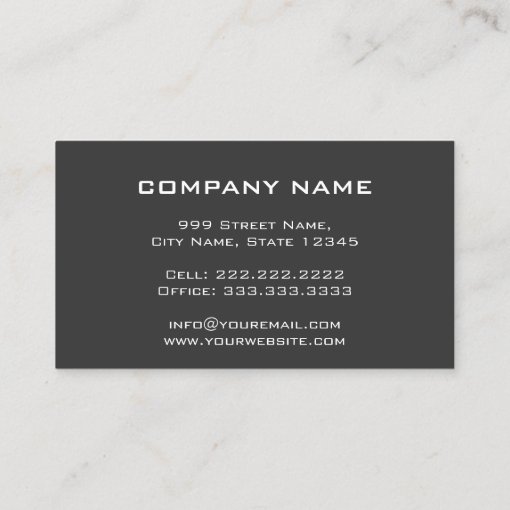 New York Skyline Grey Modern Architecture Business Card | Zazzle