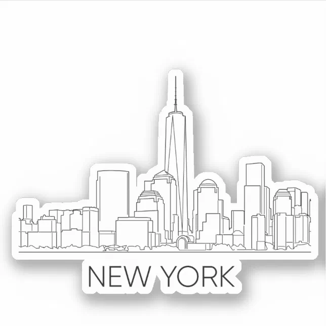 New York Sticker | Zazzle