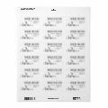 New York Stylized Skyline Large Address Label | Zazzle