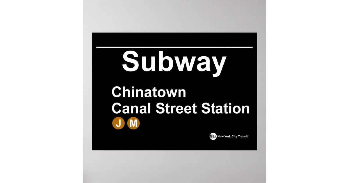 New York Subway Station Poster | Zazzle