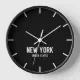 New York Time Zone Newsroom Wall Clock | Zazzle