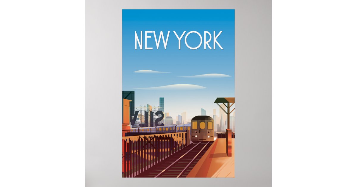 New york travel poster | Zazzle