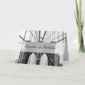 New York Wedding NYC Brooklyn Bridge Invitation | Zazzle