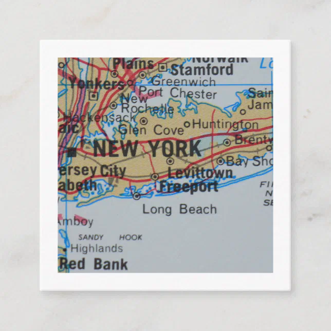 new york We've Moved New Address Card | Zazzle