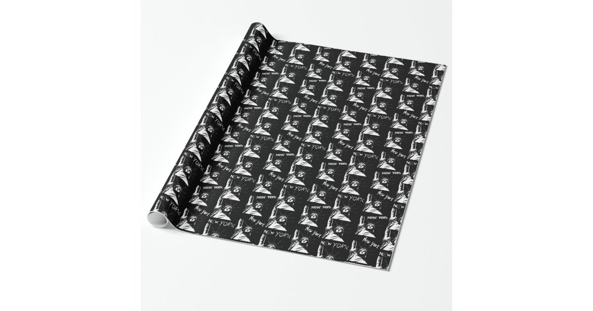 New York Wrapping Paper Statue of Liberty Paper | Zazzle