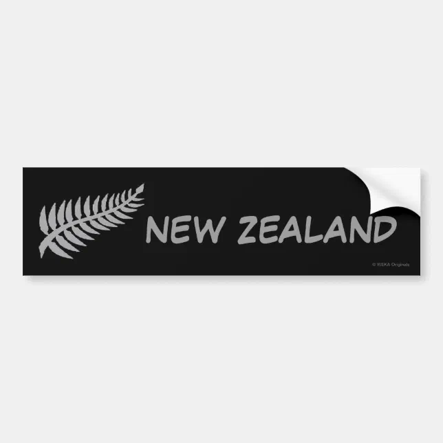 NEW ZEALAND Bumper Sticker | Zazzle