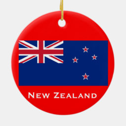 NEW ZEALAND Christmas Ornament | Zazzle
