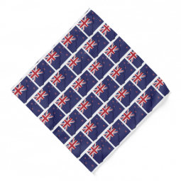 NEW ZEALAND Flag Map Bandana | Zazzle