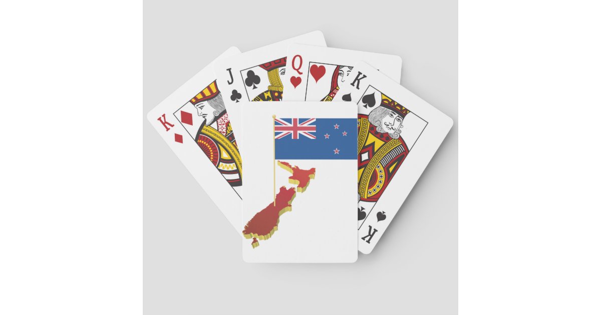 New Zealand Flag Playing Cards | Zazzle