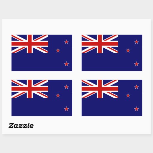 New Zealand Flag sticker | Zazzle