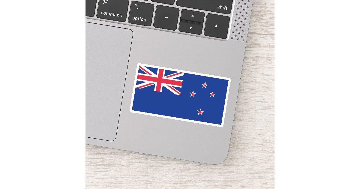 New Zealand flag Sticker | Zazzle
