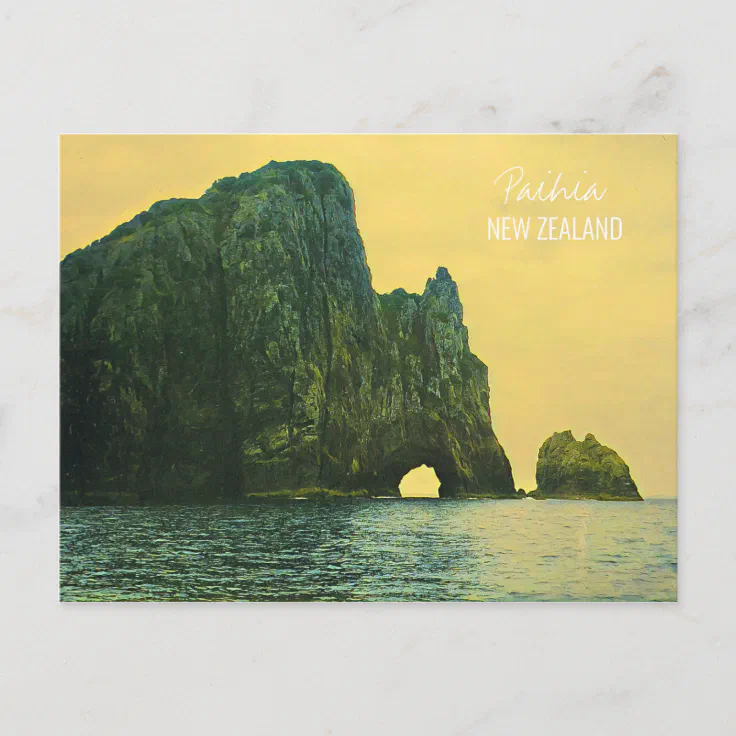 New Zealand Hole in the Rock Postcard | Zazzle