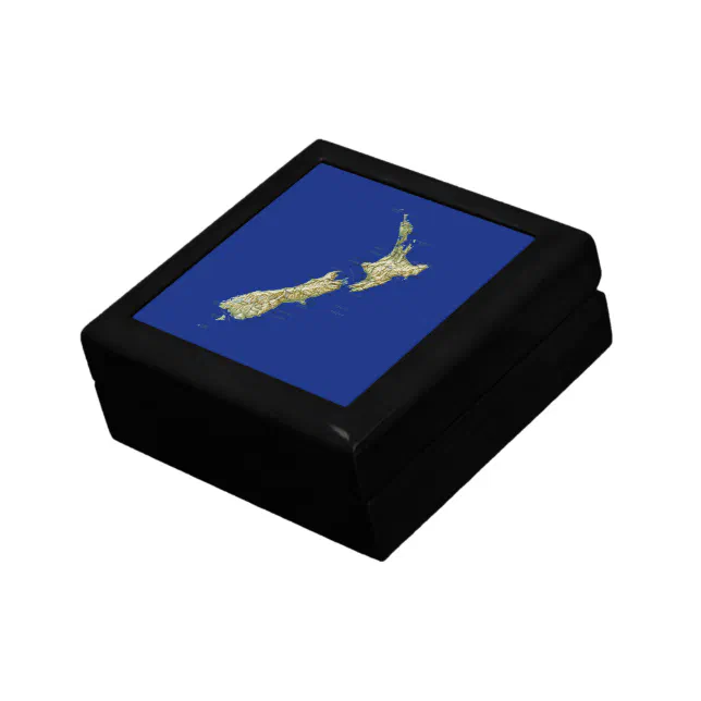 New Zealand Map Gift Box | Zazzle