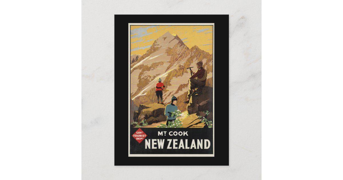New Zealand Mount Cook Postcard | Zazzle