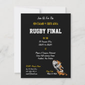 New Zealand rugby invitations template | Zazzle