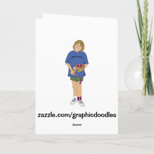 Newborn baby boy congratulations cartoon card | Zazzle
