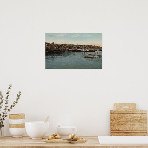 Newburgh, NY - Waterfront view of Hudson River Poster | Zazzle
