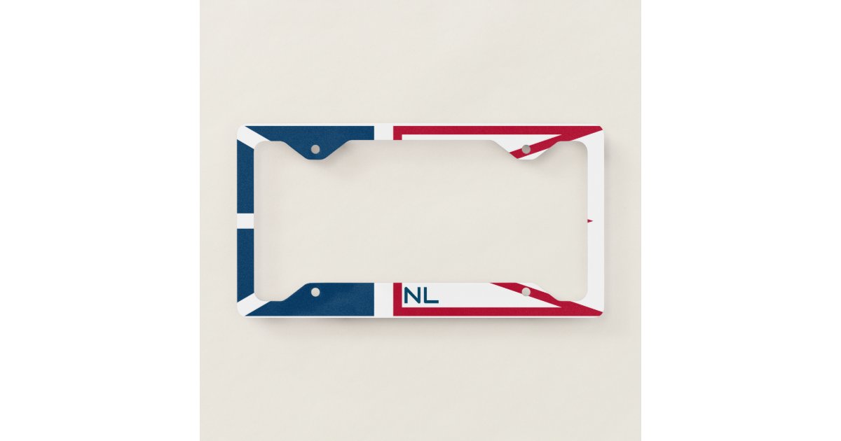 Newfoundland and Labrador flag License Plate Frame | Zazzle