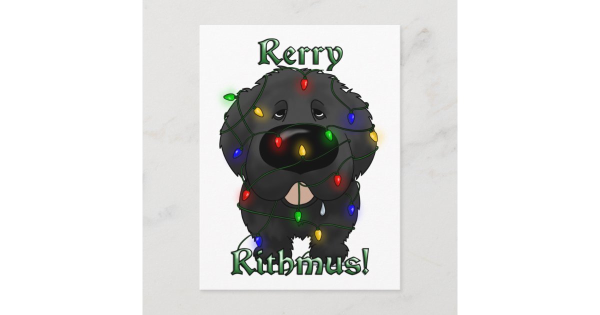 Newfoundland Christmas Lights Holiday Postcard | Zazzle