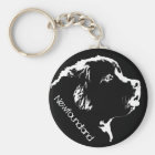 Newfoundland Dog Keychain Newfoundlander Art Gift | Zazzle.com
