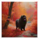 Newfoundland in Autumn Leaves Fall Inspire Poster | Zazzle