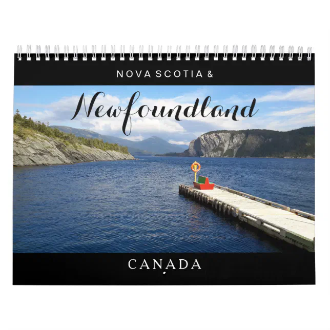 Newfoundland Nova Scotia Canada Calendar | Zazzle