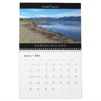 Newfoundland Nova Scotia Canada Calendar | Zazzle