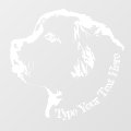 Newfoundland Pup Decal Dog Lover Window Cling | Zazzle
