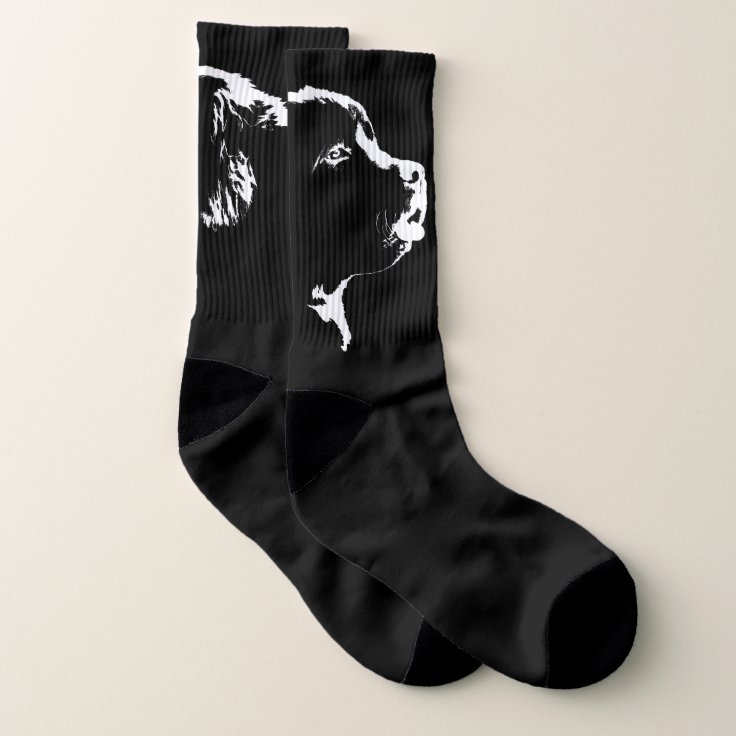 Newfoundland Socks Puppy Dog Socks Customize | Zazzle